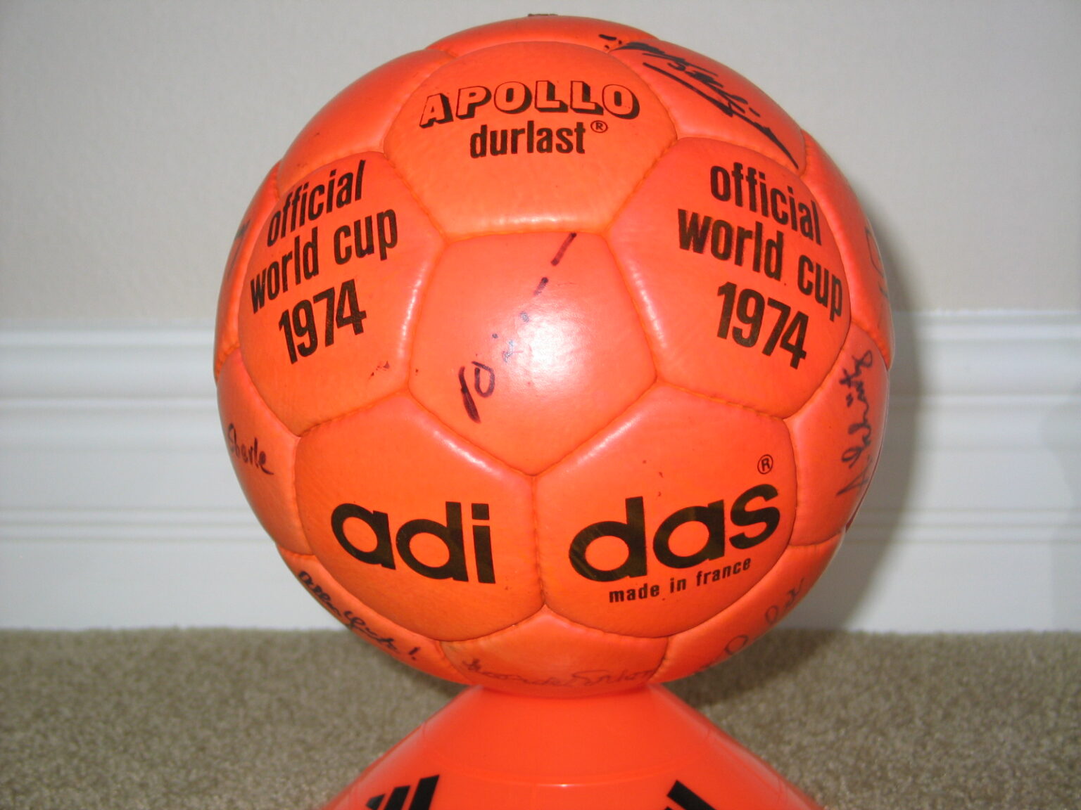 Official World Cup 1974 Durlast Soccer Ball - Soccer Ball World